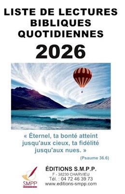 Liste de lectures bibliques quotidiennes 2026: CLC France